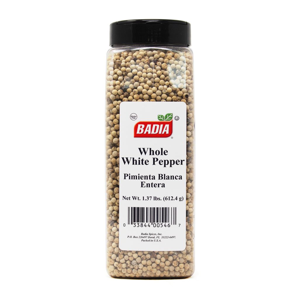 Pepper White Whole - 1.37 lbs - Badia Spices